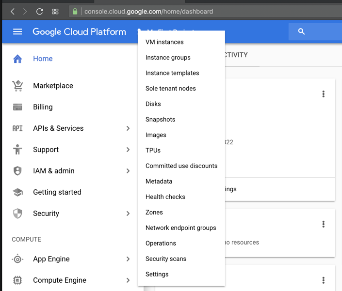 H 201: Google Cloud Linux Server (10 pts)